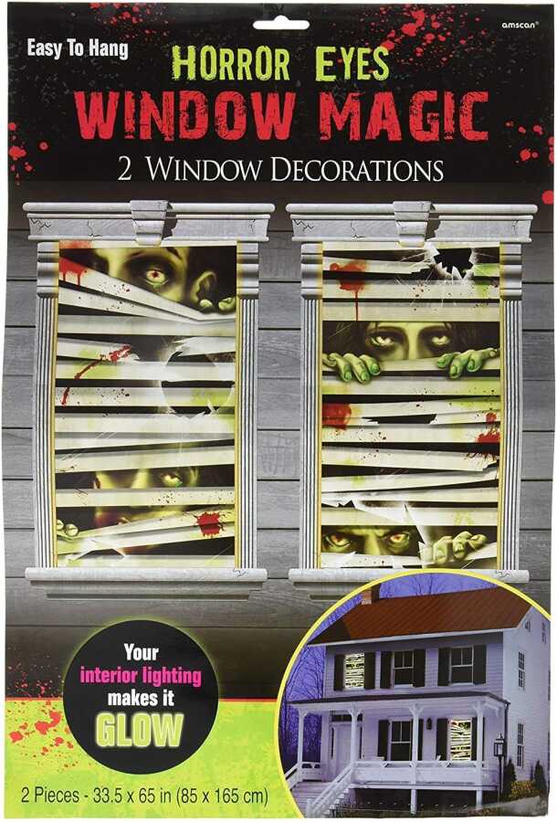 Halloween Dekor Süs Korkunç Gözler Pencere Dekoru 2 Adet Genel ...