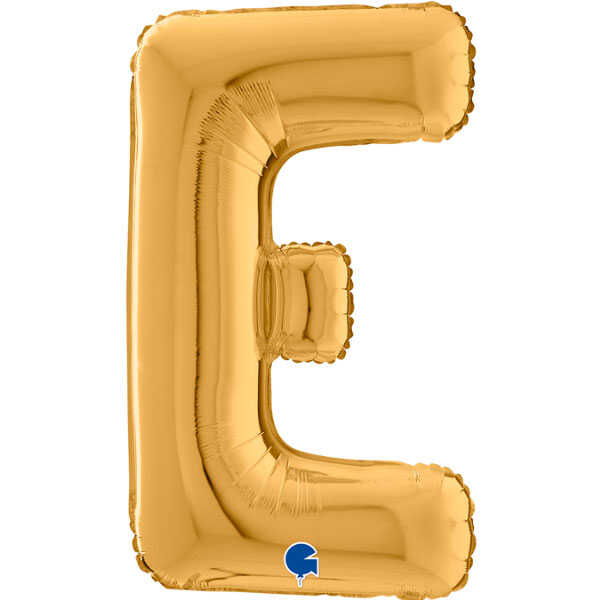 Harf Balon E Harfi Gold - 70CM 70cm Harf Balonlar Parti Yıldızı
