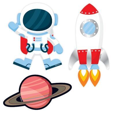 Kozmik Galaksi Tema Aksesuarı Uzay ve Roket Partisi Parti Yıldızı