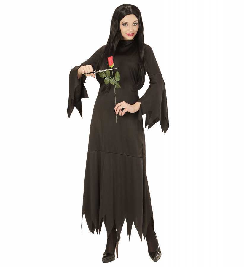 Mortisia Gotik Kadın Kostümü Yetişkin - S Beden Halloween Kostümleri ...